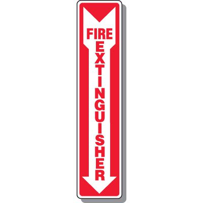 Slim-Line Fire Extinguisher Signs|Seton Canada | Seton.ca