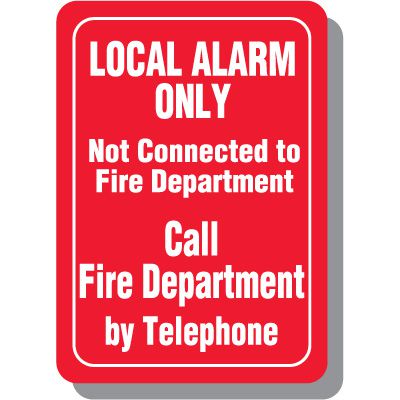 Local Alarm Signs | Emedco