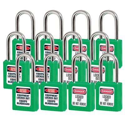 Master Lock Keyed-Alike Message Padlock Sets | Emedco