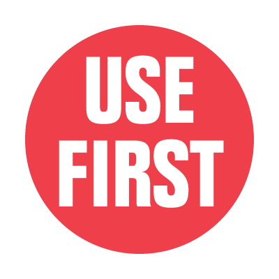 Use First Inventory Control Labels | Emedco