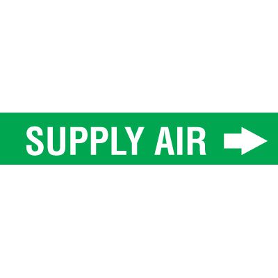Adhesive Duct Markers-Supplyply Air | Seton Canada | Seton.ca