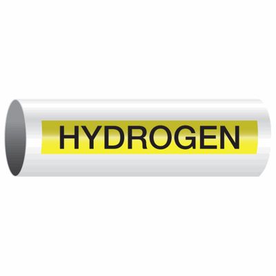 Hydrogen - Self-Adhesive Pipe Markers | Emedco