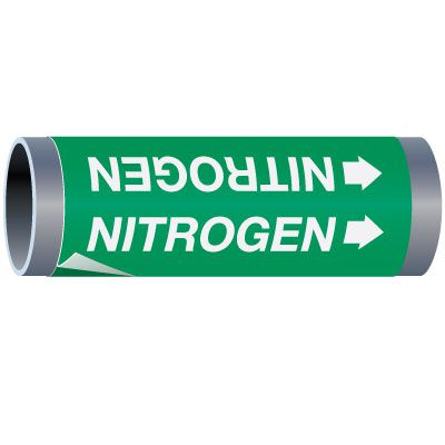 Ultra-Mark® Self-Adhesive High Performance Pipe Markers - Nitrogen | Seton