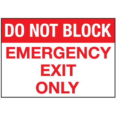 Emergency Exit & Evacuation Signs | Seton