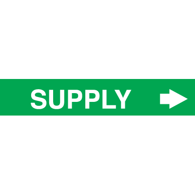 Seton Code™ Economy Self-Adhesive Pipe Markers - Supply | Seton