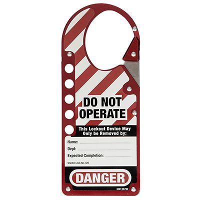 Master Lock™ Snap-On Hasp | Emedco