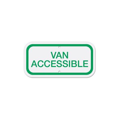 Handicapped Parking Sign - Van Accessible | Emedco