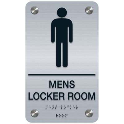 Men's Locker Room Signs, Facility Signs, ADA Signs | Seton | Seton