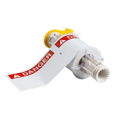 BBP®85 Series Label: Vinyl, ANSI DANGER, Red on White, 4 in H x 6 in W ...