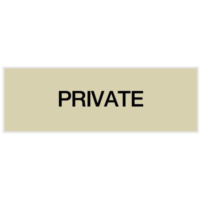 Private - Engraved Standard Wording Signs|Seton Canada | Seton.ca