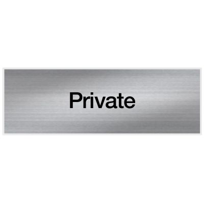 Private - Engraved Door Signs | Seton