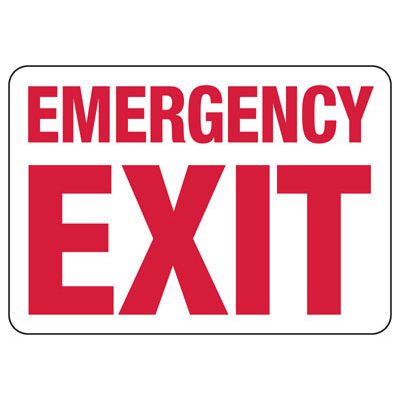 OSHA Compliant Exit Signs | Emergency & Fire Exit Signage | Emedco