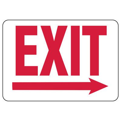 OSHA Compliant Exit Signs | Emergency & Fire Exit Signage | Emedco