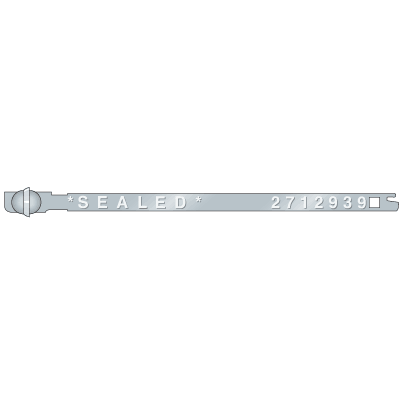 Metal Silver Ball "SEALED" Seals | Emedco