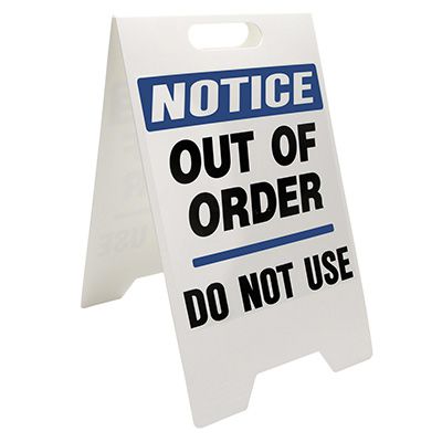 Out Of Order - Floor Stand | Seton