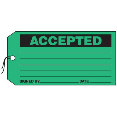 Accepted Production Status Tags | Emedco