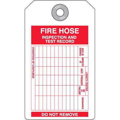 Fire Extinguisher Inspection Tags | OSHA Compliant | Seton