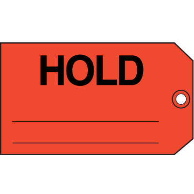 Hold Maintenance Tags|Seton Canada | Seton.ca