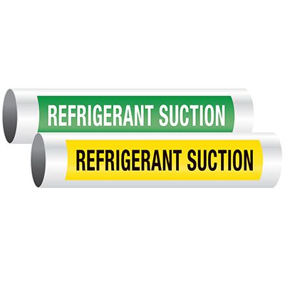 Seton Code Refrigerant Suction Pipe Markers | Seton