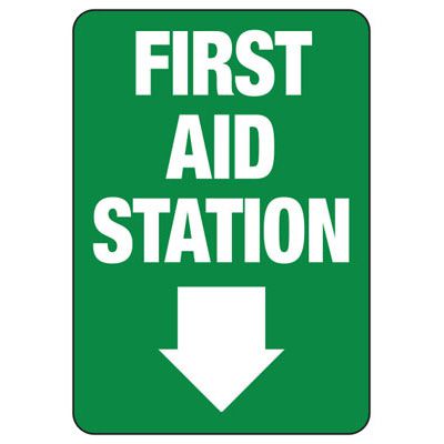 First Aid Station Sign | Emedco