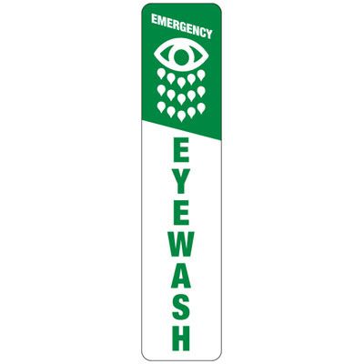 Eyewash & Emergency Shower Signs | Safety First | Emedco