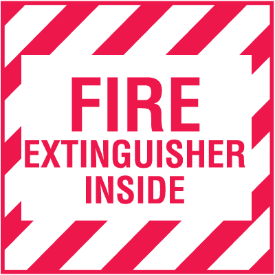 Mini Fire Extinguisher Decals - Fire Extingusiher Inside|Seton Canada ...