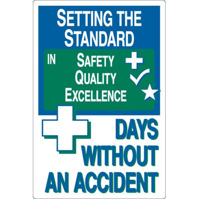 Days Without Incident Signs & Safety Scoreboards | Seton