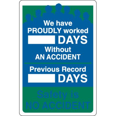 Days Without Incident Signs & Safety Scoreboards | Seton