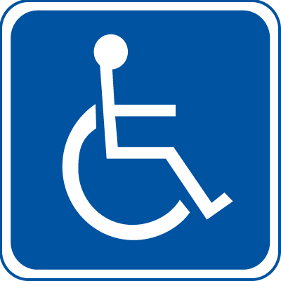 Handicap Symbol Signs - Indoor | Emedco