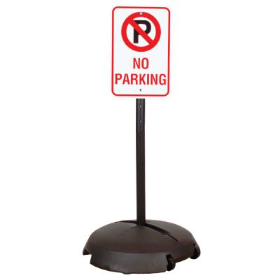 EZ-Roll Sign Stanchion Systems - No Parking Sign|Seton Canada | Seton.ca