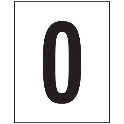 Indoor/Outdoor Letters And Numbers | Emedco