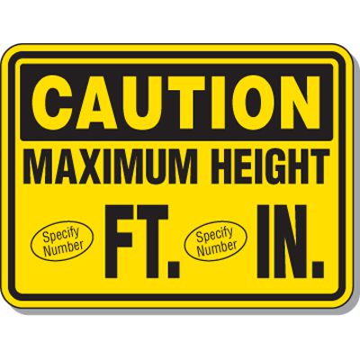 Semi-Custom Heavy-Duty Giant Clearance Sign | Emedco