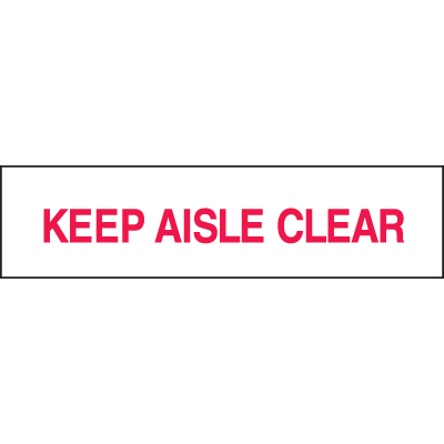 Setonsign® Value Packs - Keep Aisle Clear | Seton