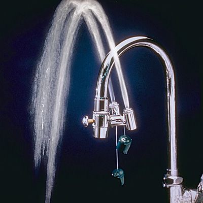 Faucet-Mounted Eye Wash and Face Wash | Seton