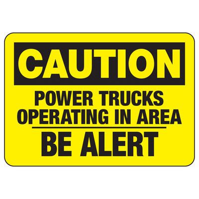 Caution Be Alert Safety Sign | Emedco