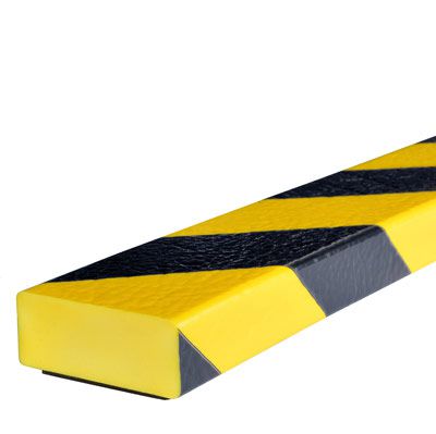 Knuffi® Magnetic Flat Surface Bumper Guards - Black/Yellow | Seton Canada | Seton.ca