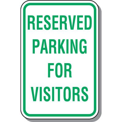 Visitor Parking Signs - Reserved Parking For Visitors | Seton