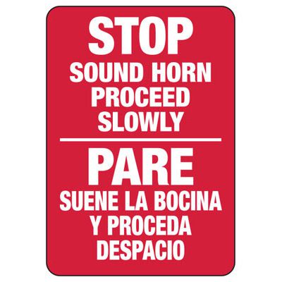 Osha Compliant Forklift Safety Signs, Forklift Traffic Signs | Seton