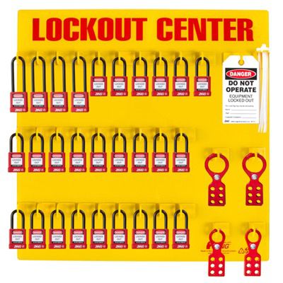 Zing RecycLockout Lockout Station, 28 Padlocks | Seton