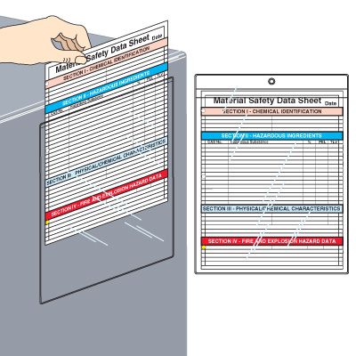 Protective SDS & MSDS Document Holders | Seton