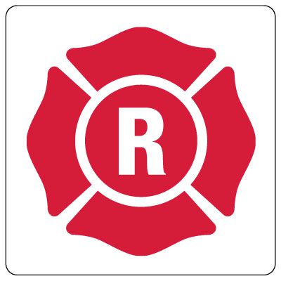 Roof Truss Identification Sign: R | Seton