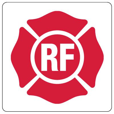 Roof Truss Identification Sign: RF | Emedco
