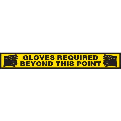 Protective Equipment Floor Marking Signs | Emedco