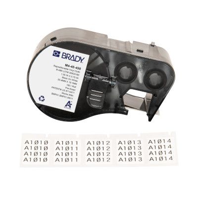 BMP41 BMP51 M511 Repositionable Vinyl Cloth Wire and Cable Labels | Seton