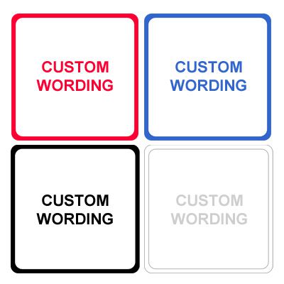 Blank & Custom Magnetic Signs, Custom Facility Signs | Emedco