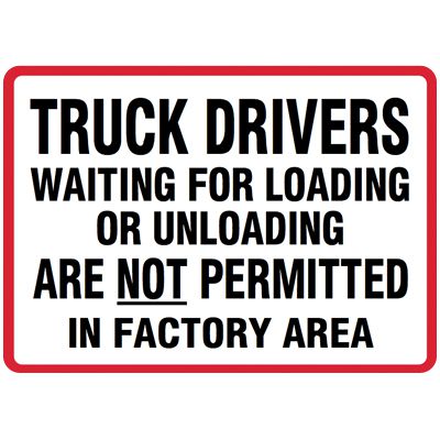 OSHA Shipping & Receiving Signs | Emedco