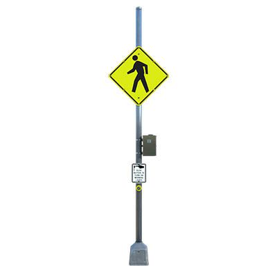 LED Crosswalk Signs, Pedestrian Crossing Signs | Emedco