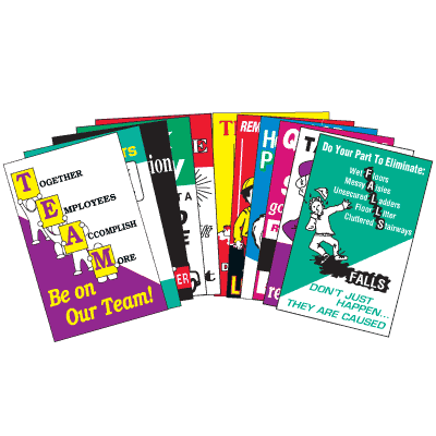 Employee Motivation Slogan Signs 24 Month Program | Emedco