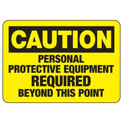 Danger Protective Equipment Must Be Worn - PPE Sign | Seton | Seton