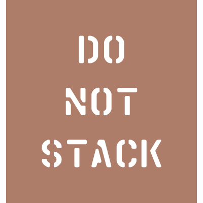 Shipping Instruction Stencils - Do Not Stack | Seton